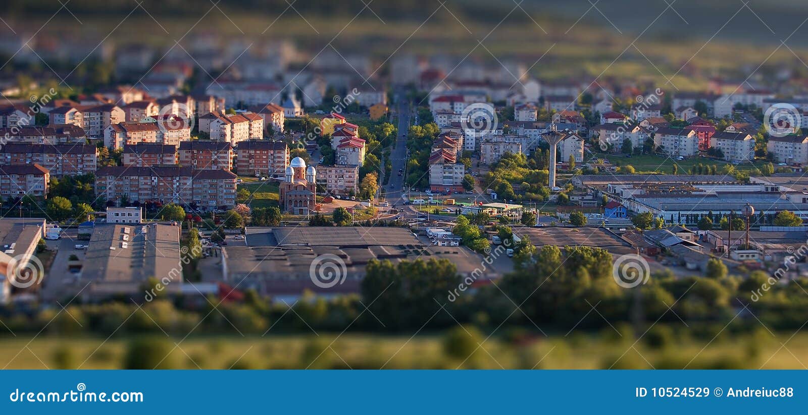 Toy town stock image. Image of yellow, landscape, town - 10524529
