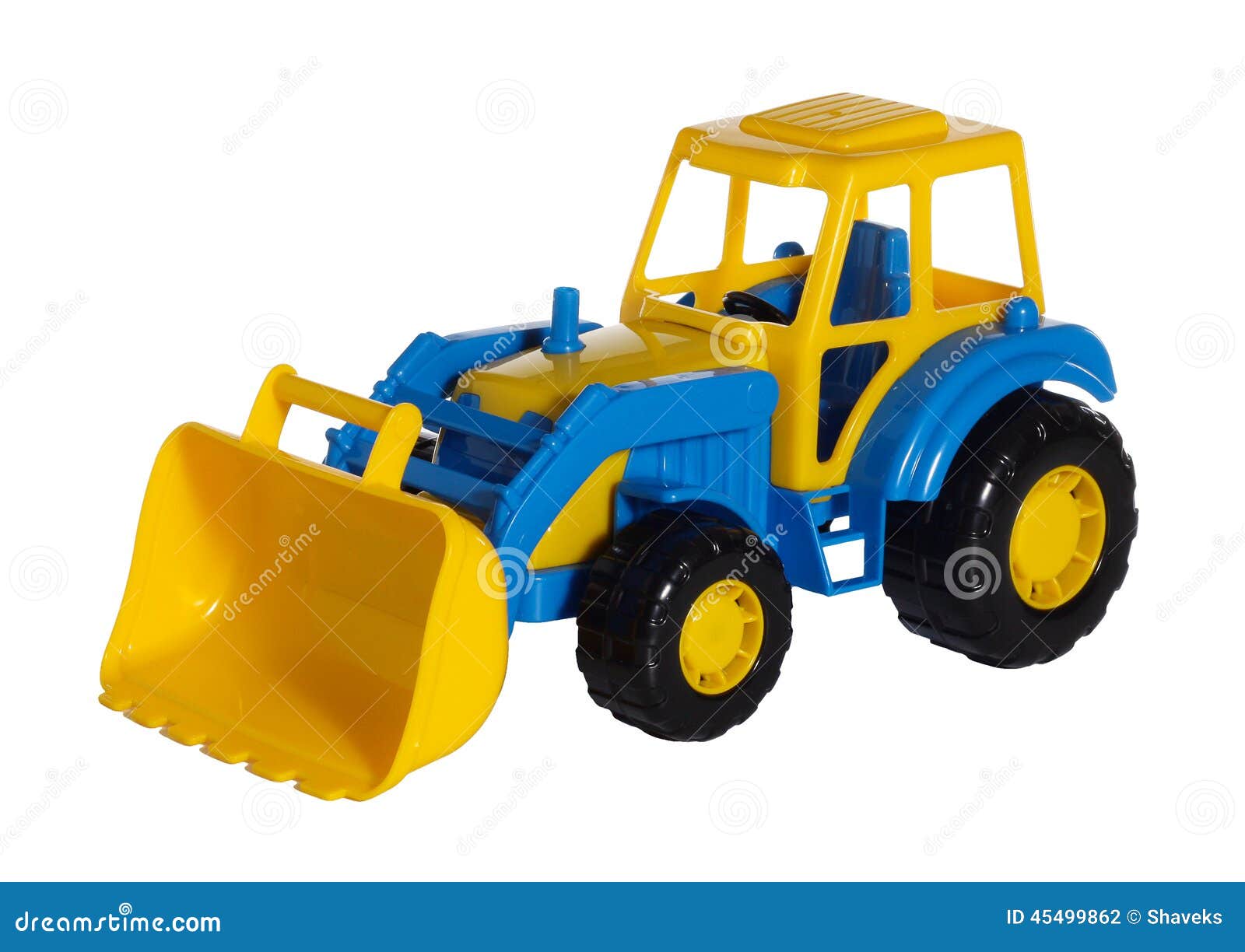 Toy Tractor Bulldozer Stock Photography | CartoonDealer.com #45499862
