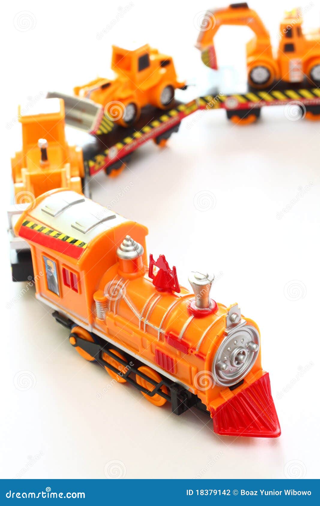 Toy train stock photo. Image of railway, colored, paint - 18379142