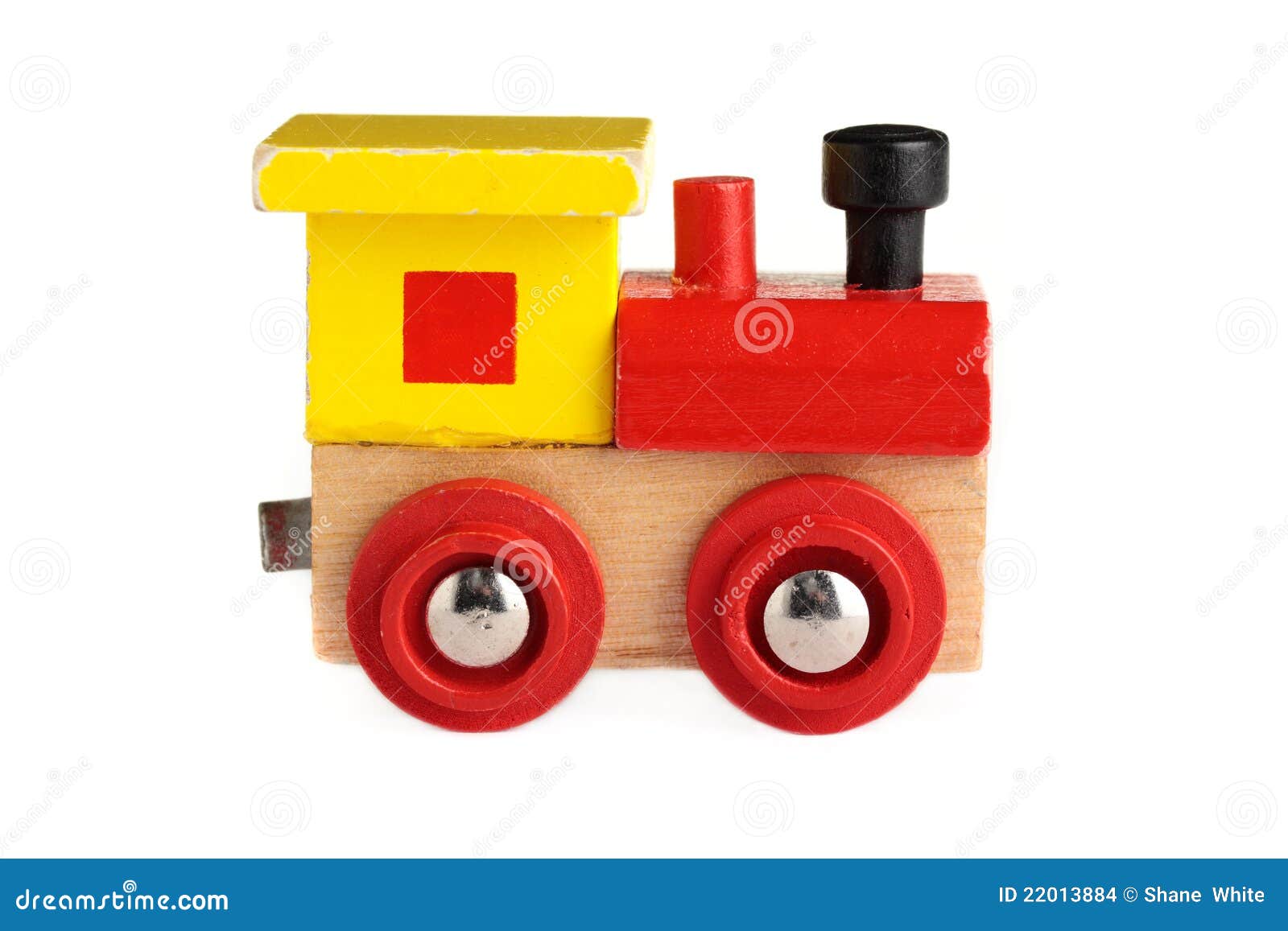 Toy train. stock photo. Image of yellow, wooden, miniature - 22013884