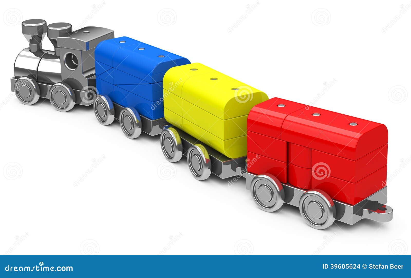 The toy train stock illustration. Illustration of vehicle - 39605624