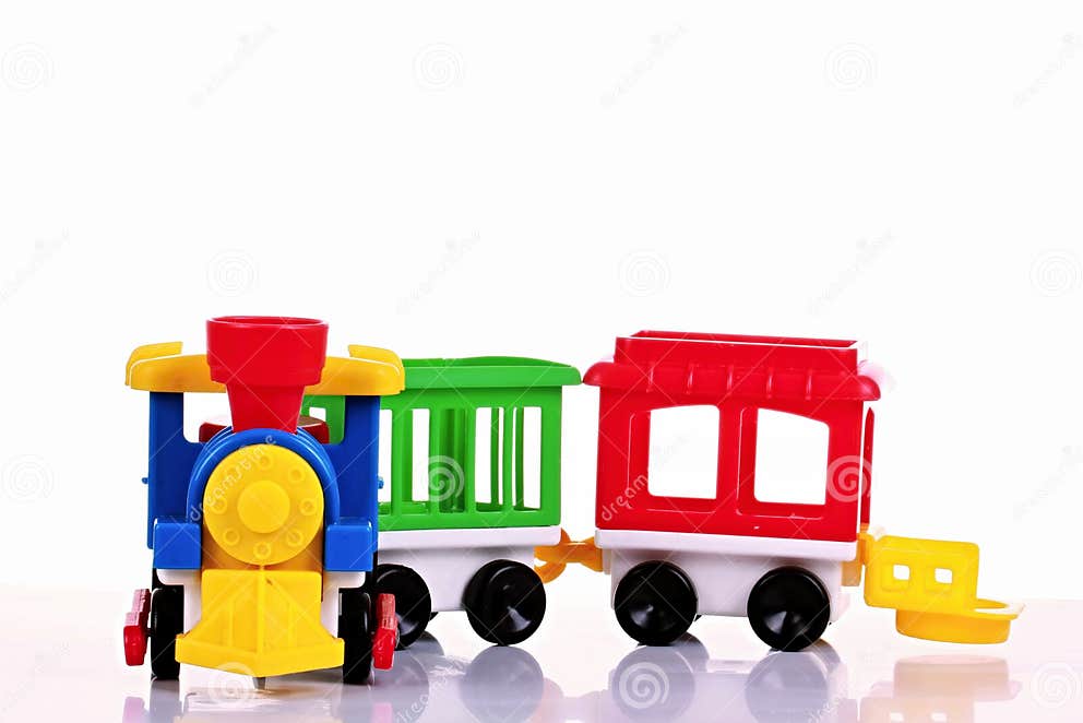 Toy train stock image. Image of bright, closeup, color - 62834531