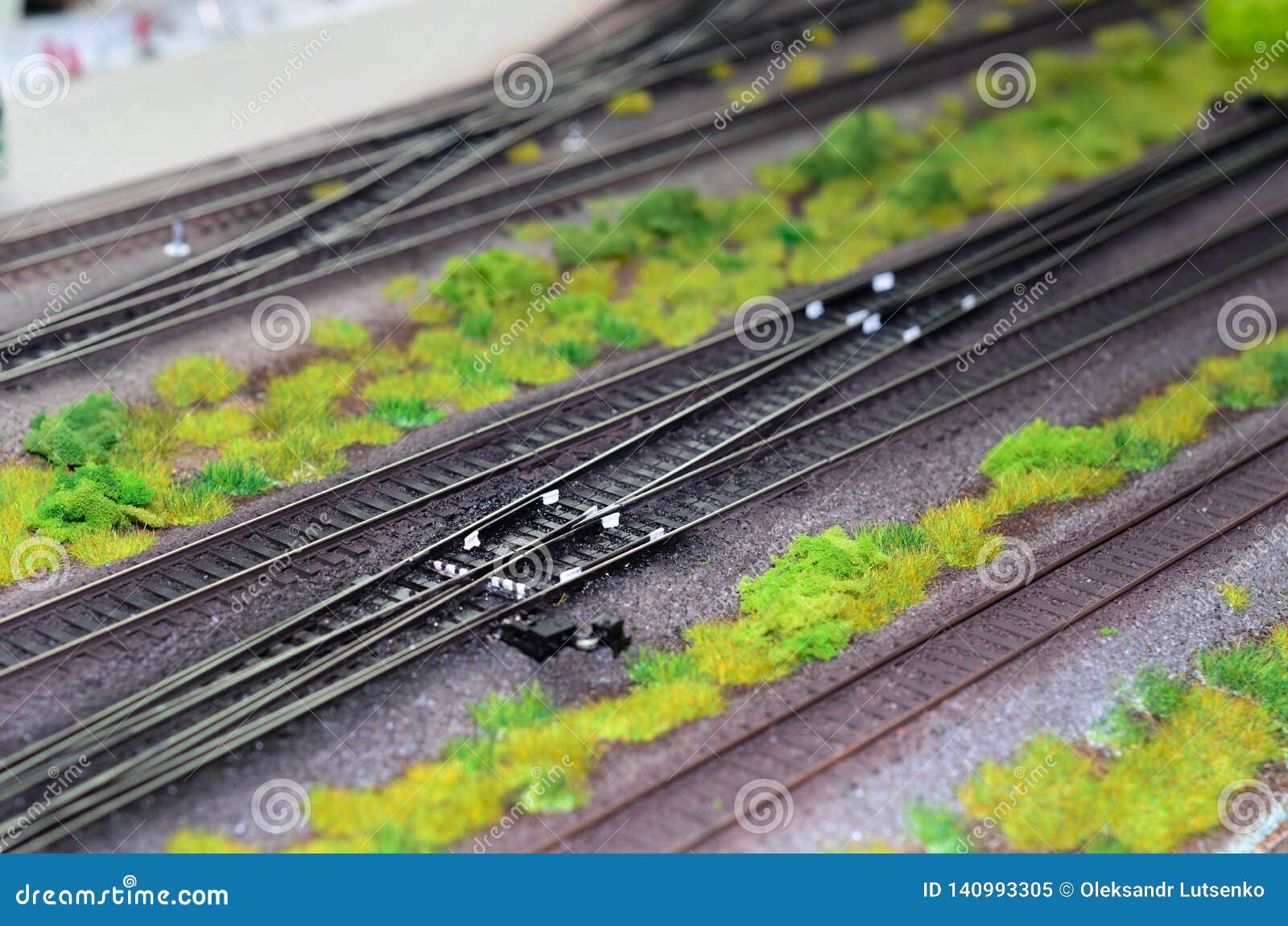 Toy train model railway stock image. Image of electric - 140993305