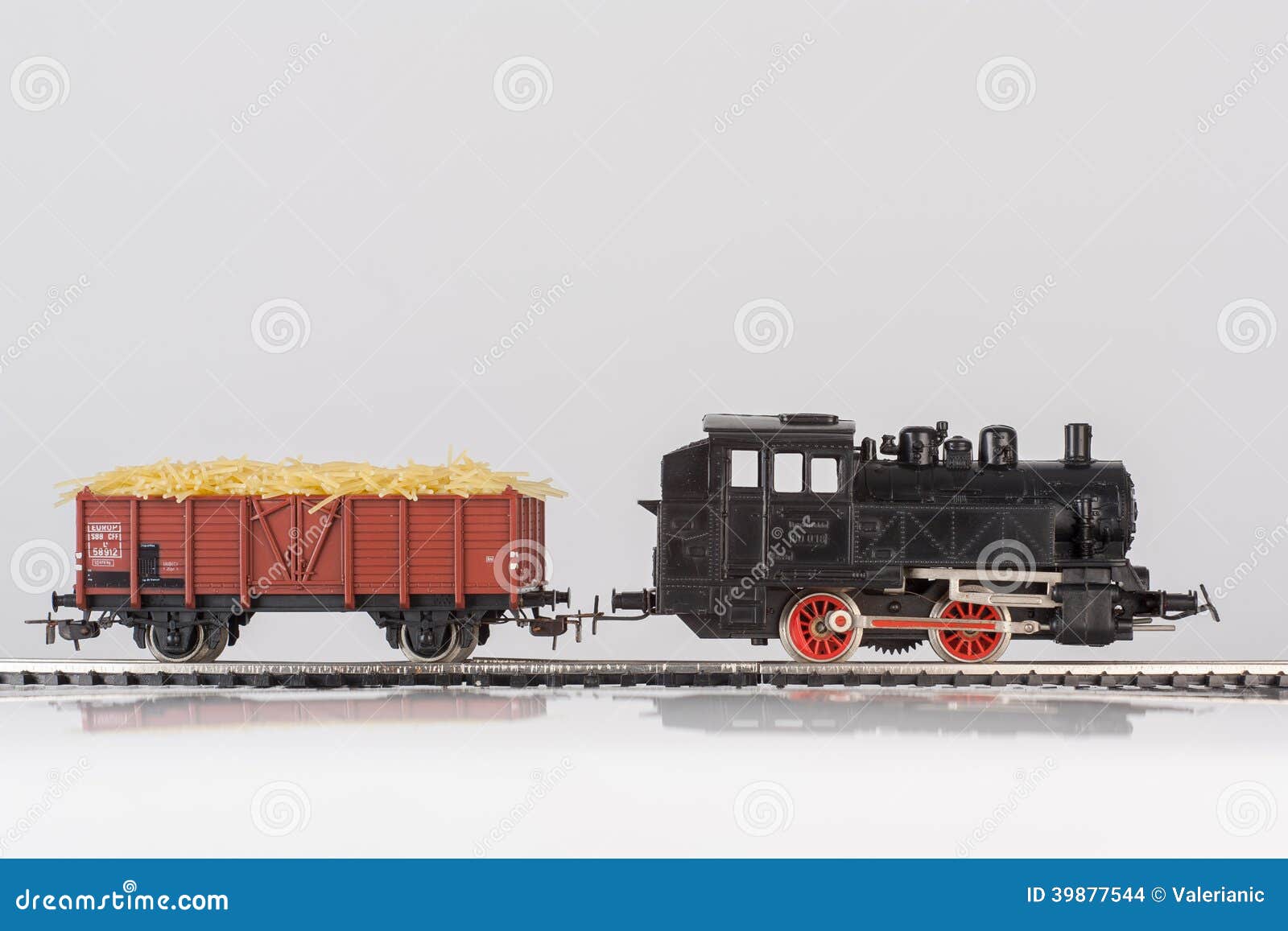 Toy Train With Pasta Stock Photography | CartoonDealer.com #39877544