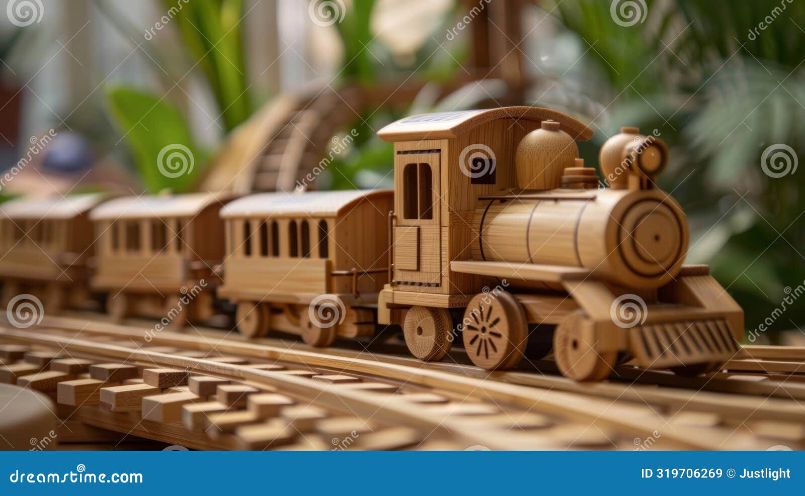 A Toy Train Set Made from Sustainable Bamboo and Powered by a Solar ...