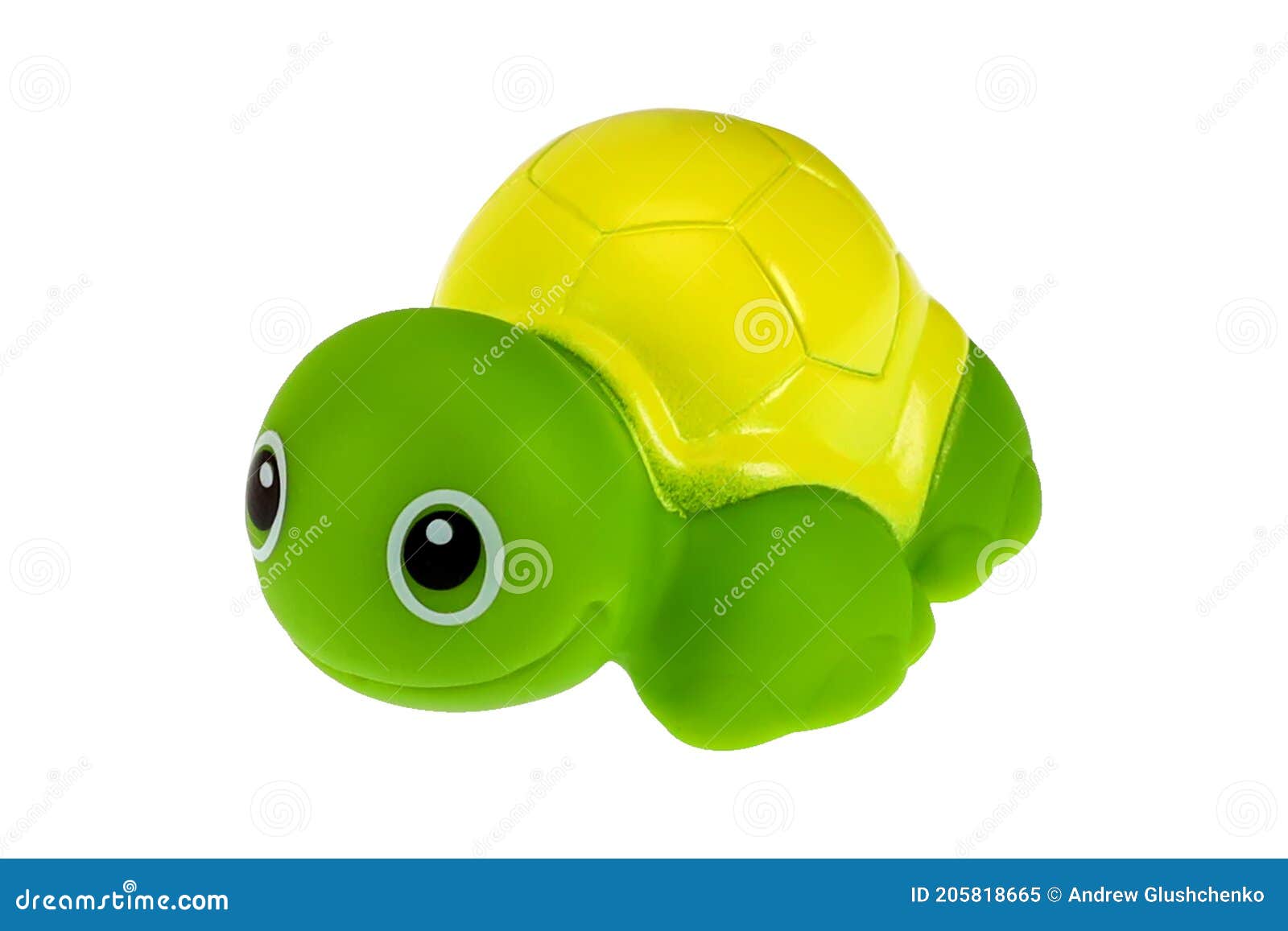 A Toy Turtle. on a White Background, Isolated Stock Image - Image of ...