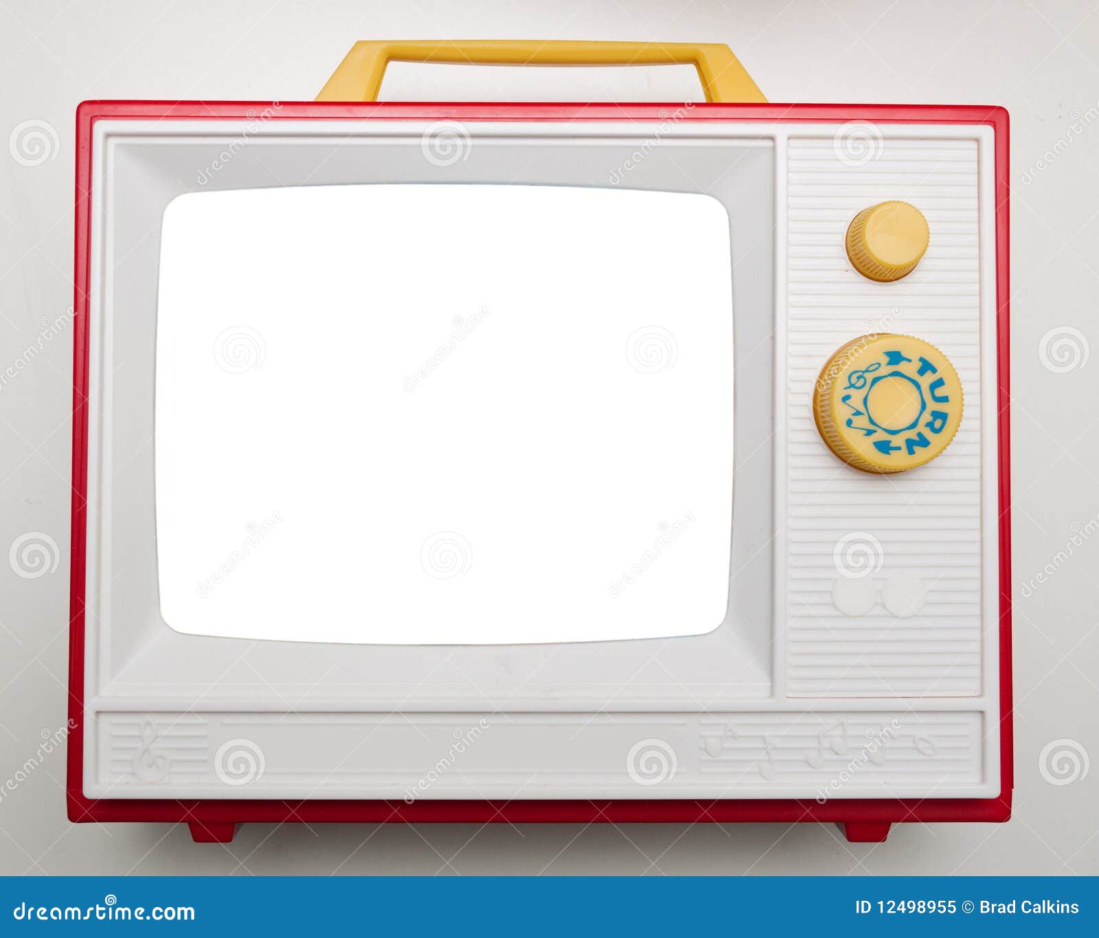 Toy TV stock image. Image of tube, kids, blank, empty - 12498955