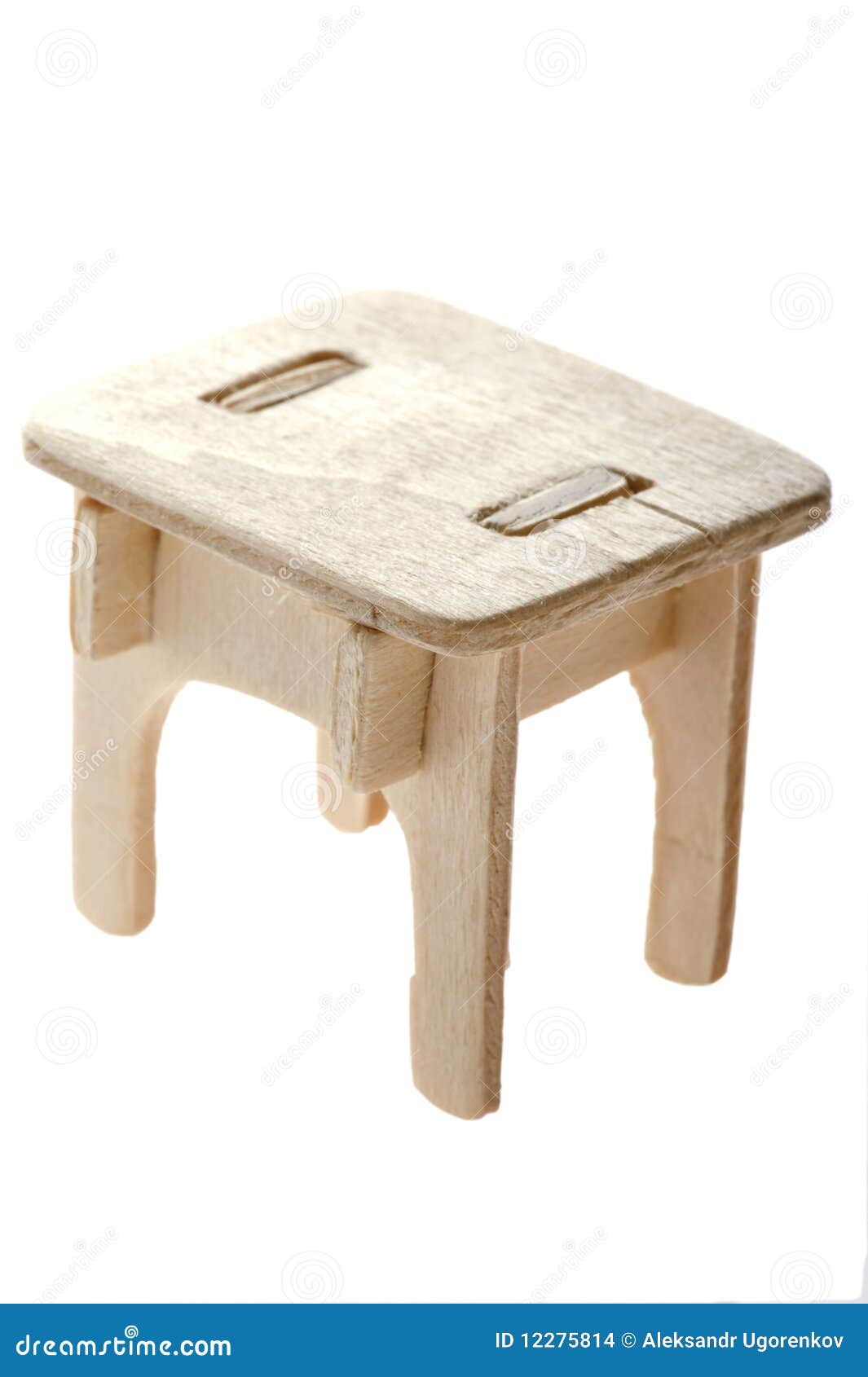 Toy wood table stock photo. Image of wooden, object, isolated - 12275814