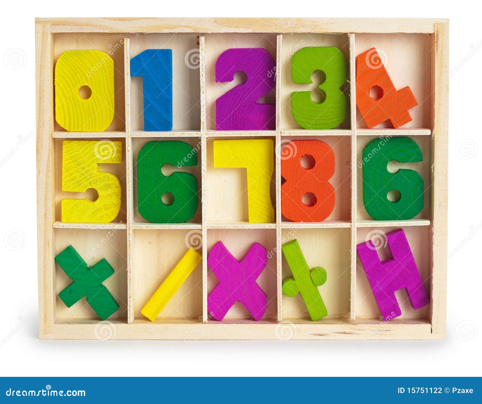 Toy Wooden Figures in a Box Stock Photo - Image of orange, wooden: 15751122