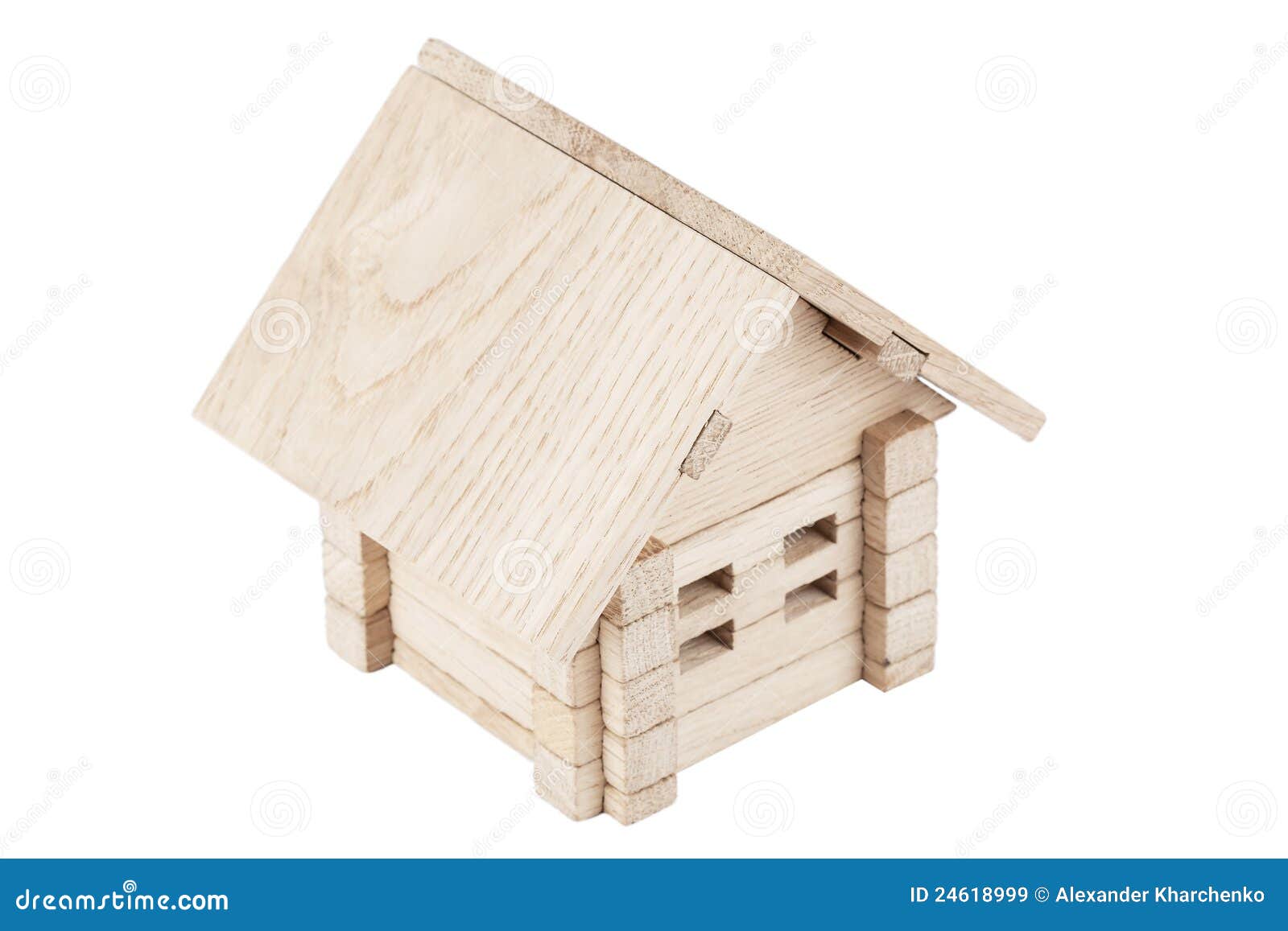 Toy wooden house stock image. Image of empty, imagination - 24618999