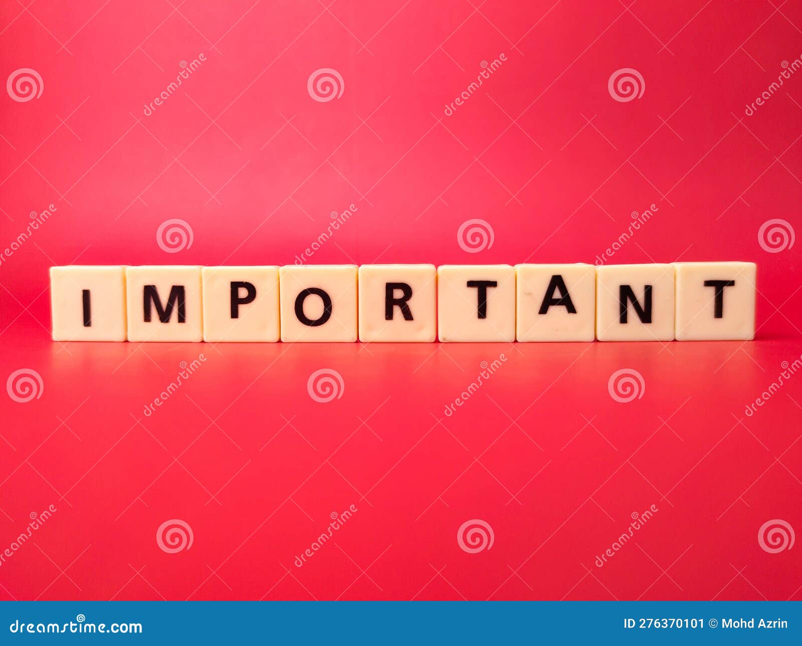Toy Word with the Word IMPORTANT Stock Image - Image of important, word ...