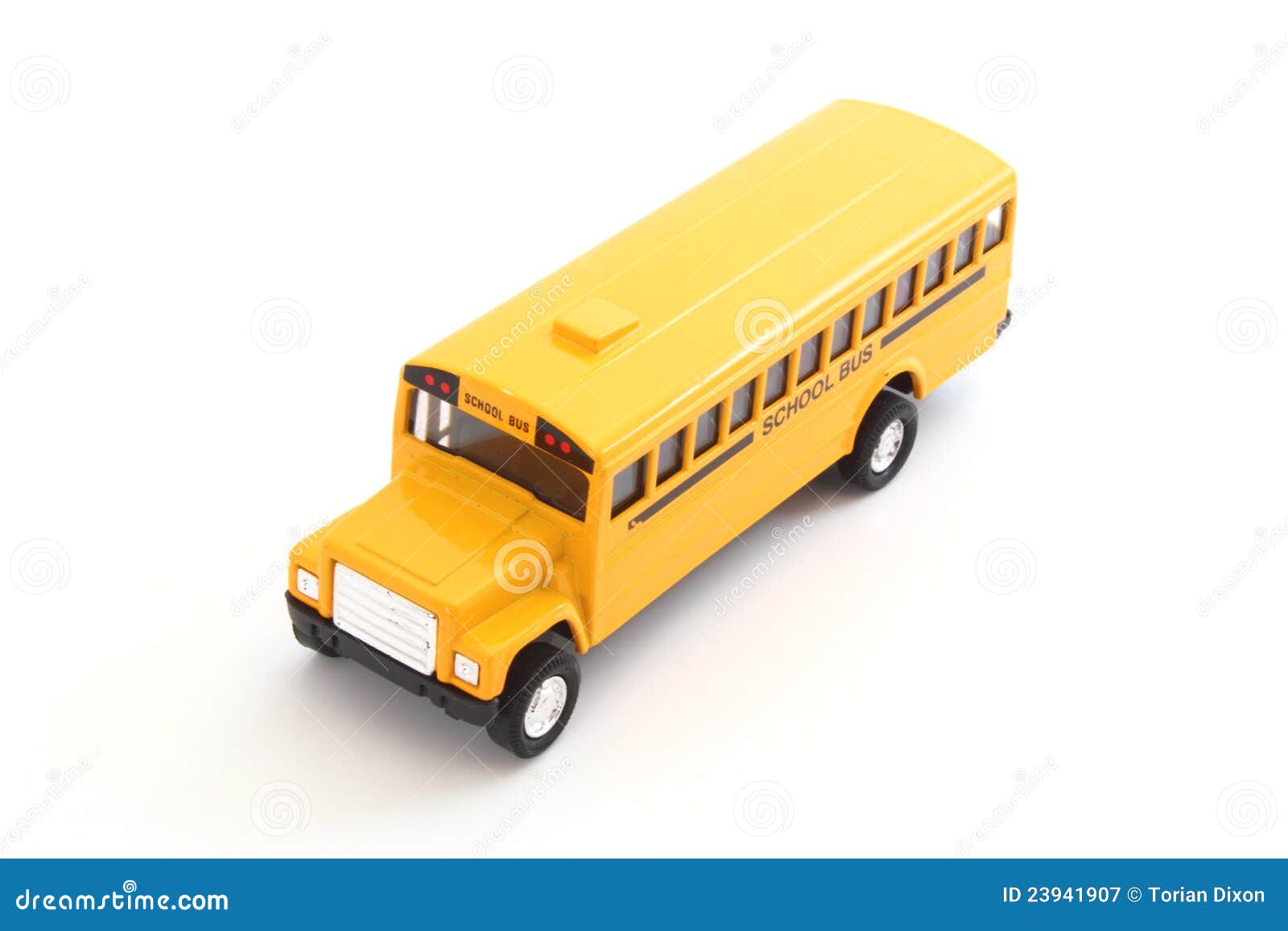 Toy Yellow School Bus stock image. Image of transportation - 23941907