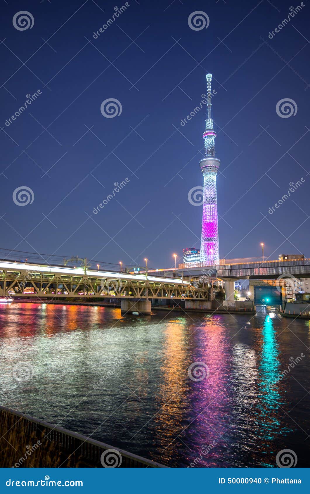 Toyko sky tree editorial image. Image of place, district - 50000940