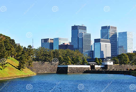 Toyko skyline stock image. Image of city, lake, modernistic - 23991169