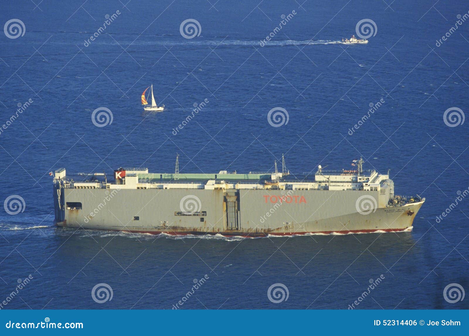 A Toyota Cargo Ship, on the Pacific Ocean Editorial Photo - Image of ...