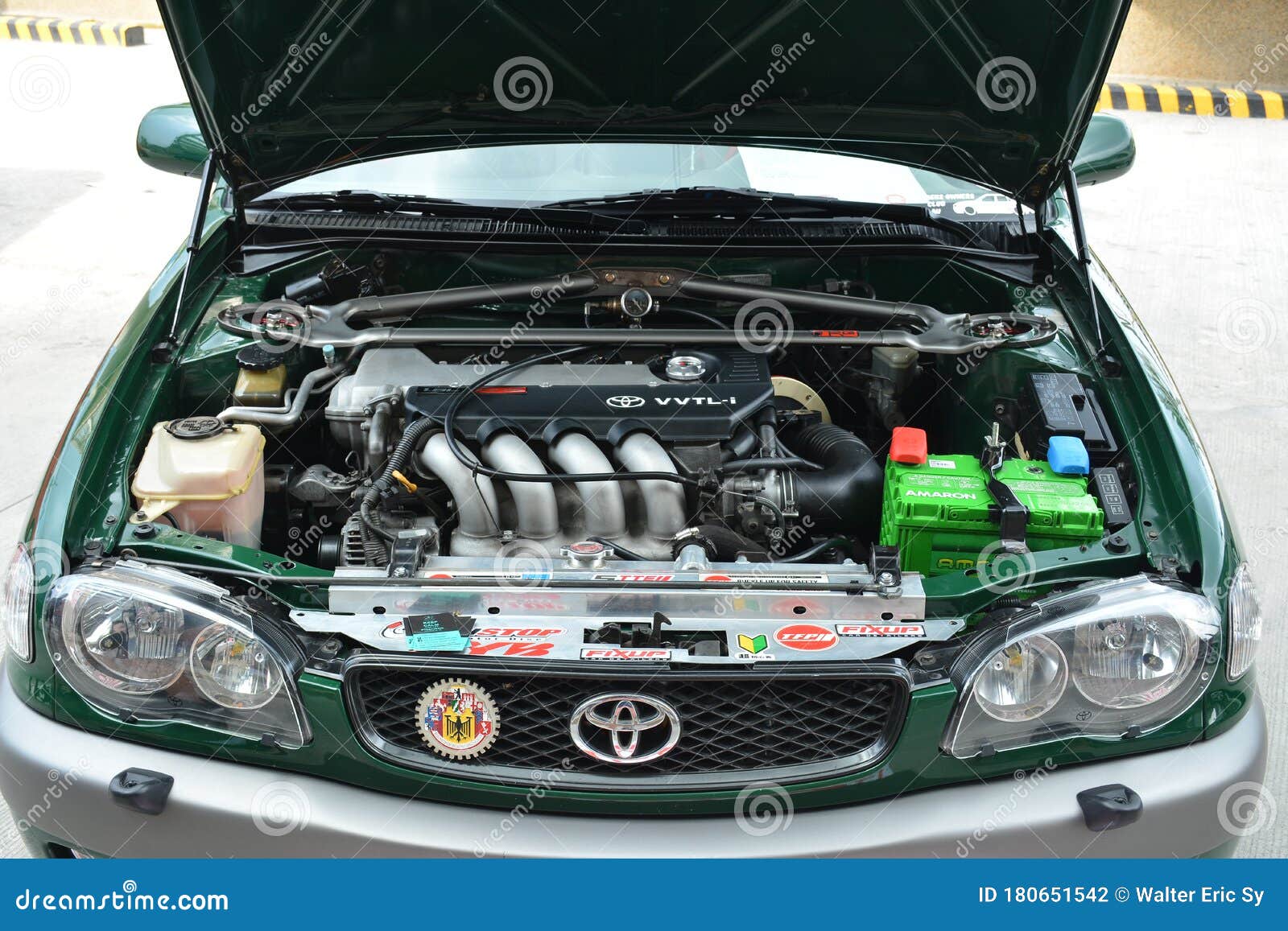Toyota Corolla Engine at Toyota Carfest on May 26, 2019 in Pasay ...