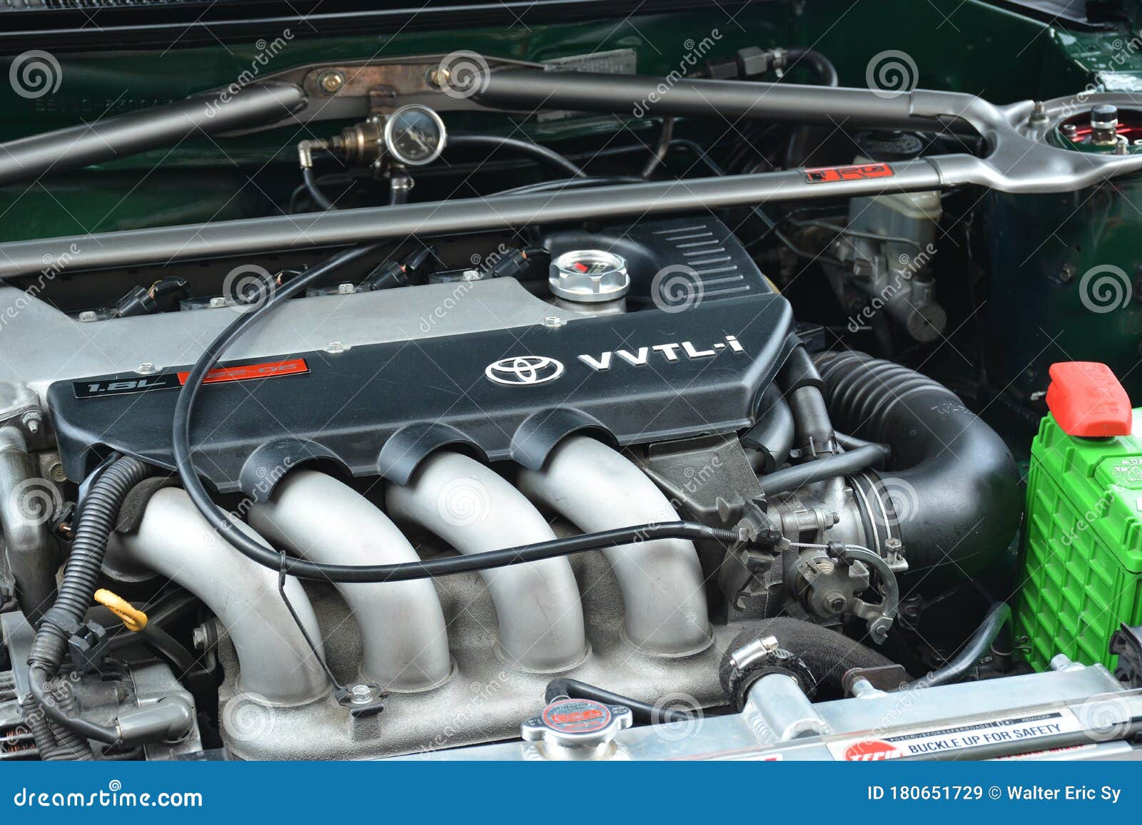 Toyota Corolla Engine at Toyota Carfest on May 26, 2019 in Pasay ...