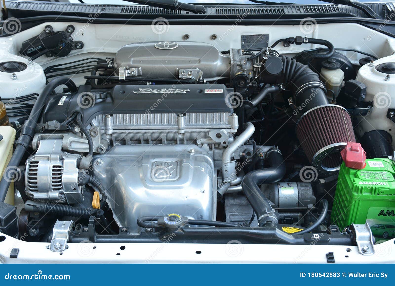 Toyota Corolla Motor Engine at Toyota Carfest on May 26, 2019 in Pasay ...