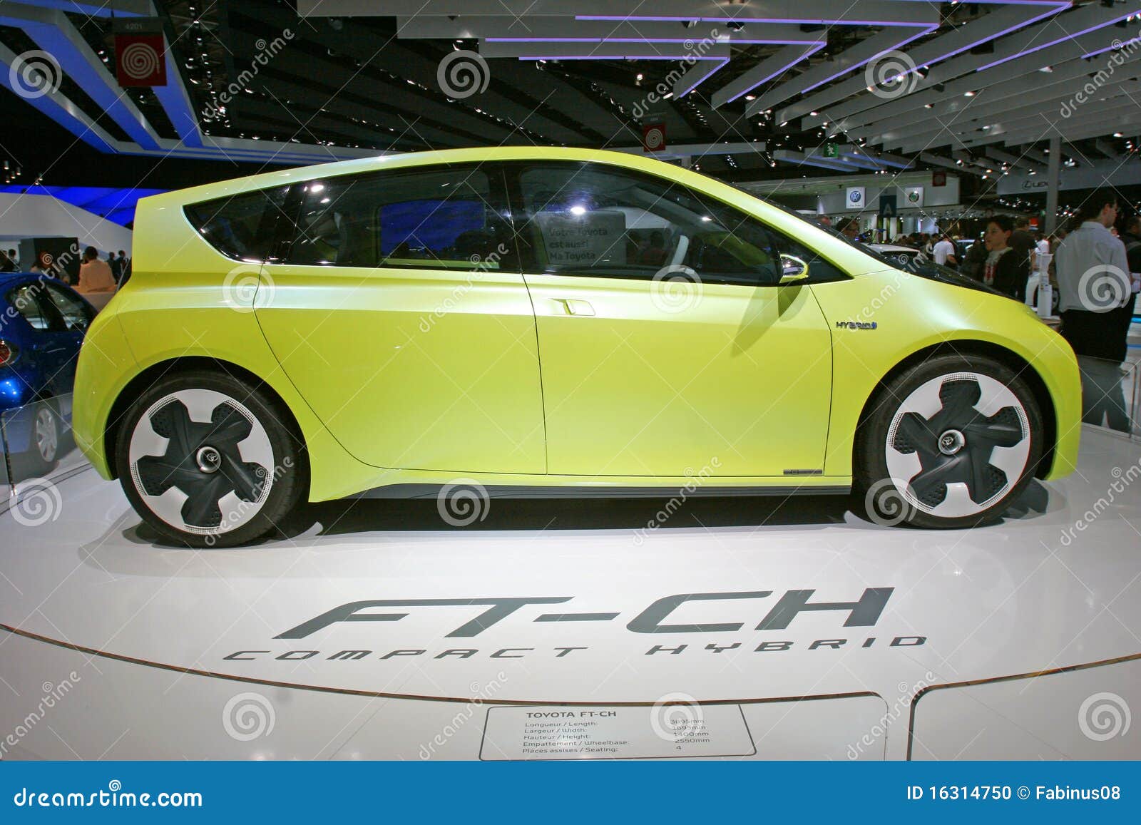 Toyota FT-CH hybrid car editorial image. Image of coupe - 16314750