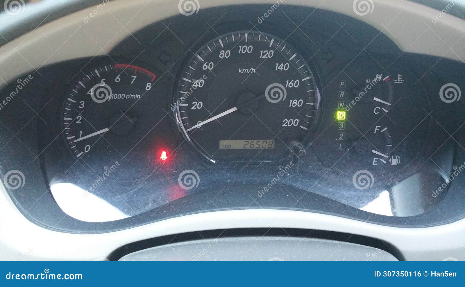 Speedometer On Dashboard Of Car Stock Photography | CartoonDealer.com ...