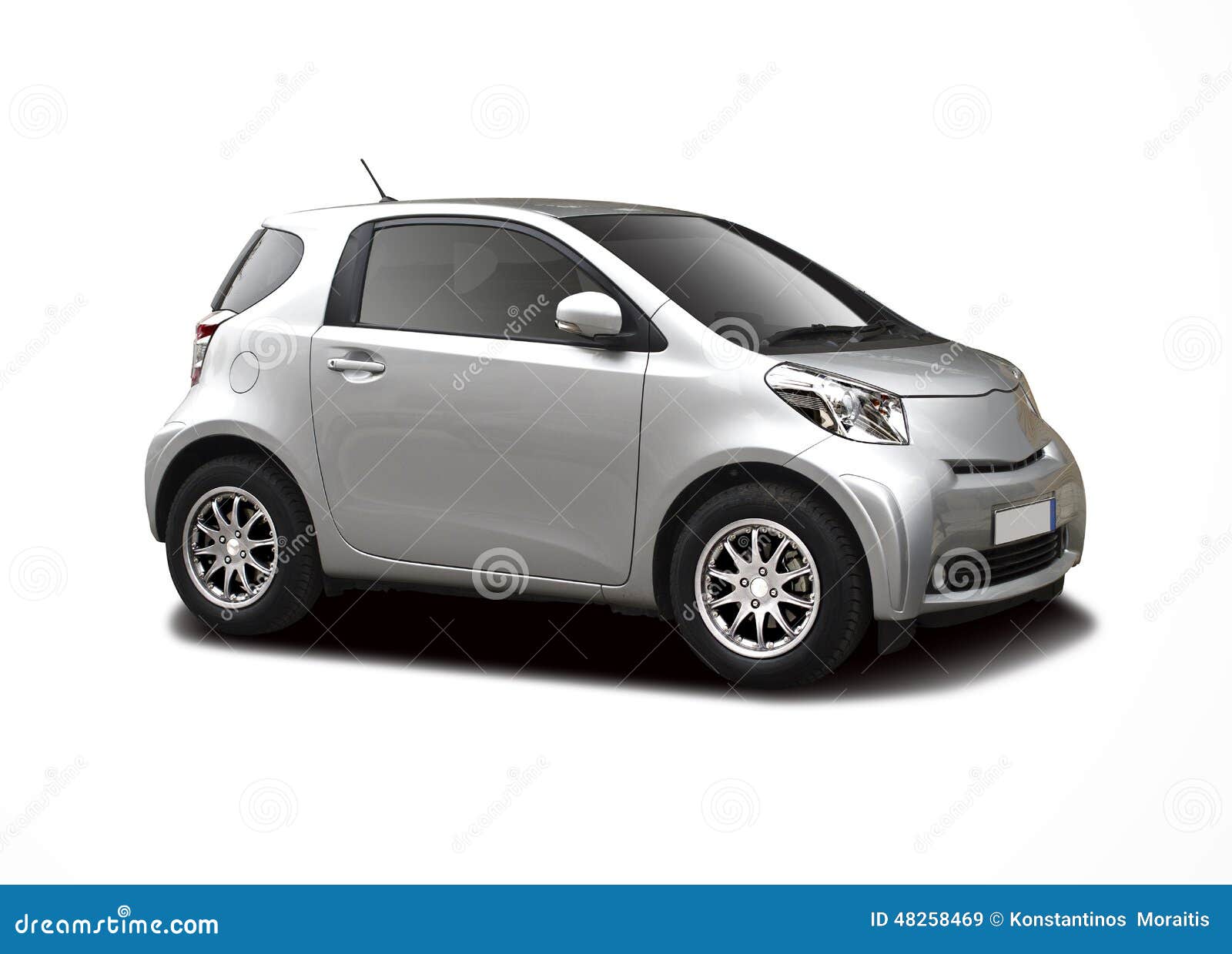Toyota IQ stock image. Image of city, urban, white, silver - 48258469