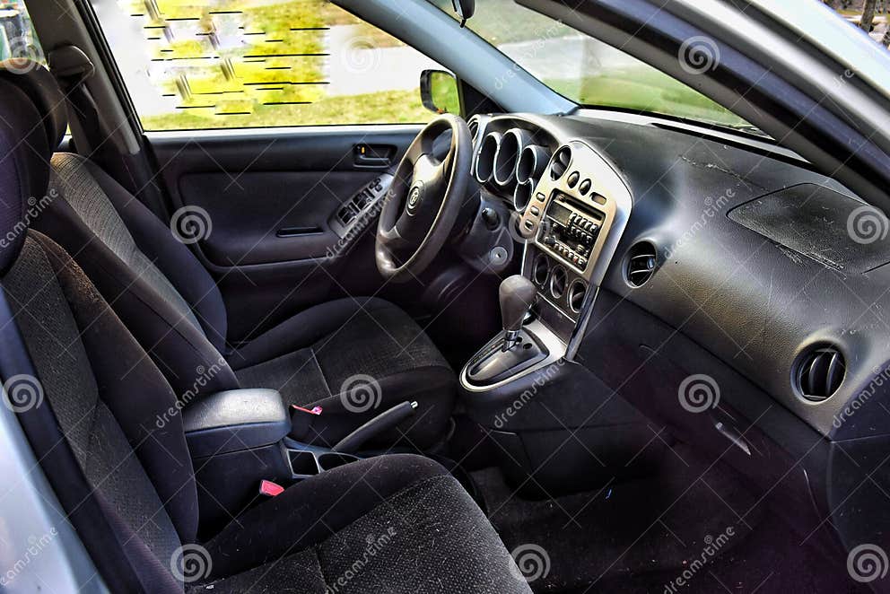 Toyota Matrix Interior editorial photo. Image of interior - 177141481
