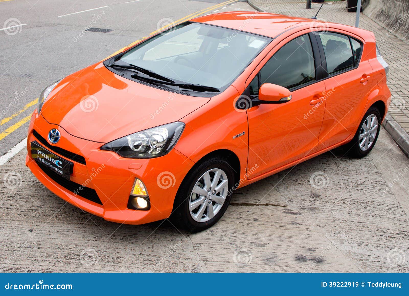 Toyota Prius C Hybrid 2012 editorial stock image. Image of design ...