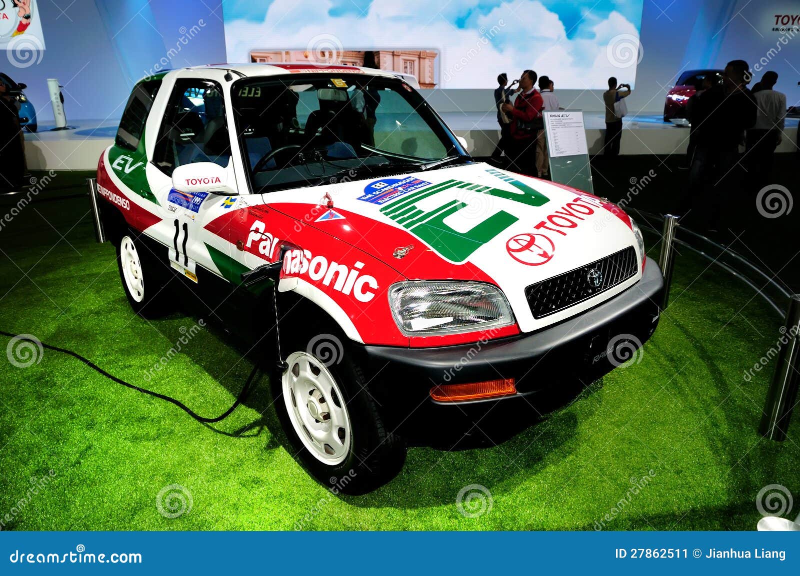 TOYOTA RAV4 EV Electric Concept Car Editorial Photo - Image of chinese ...