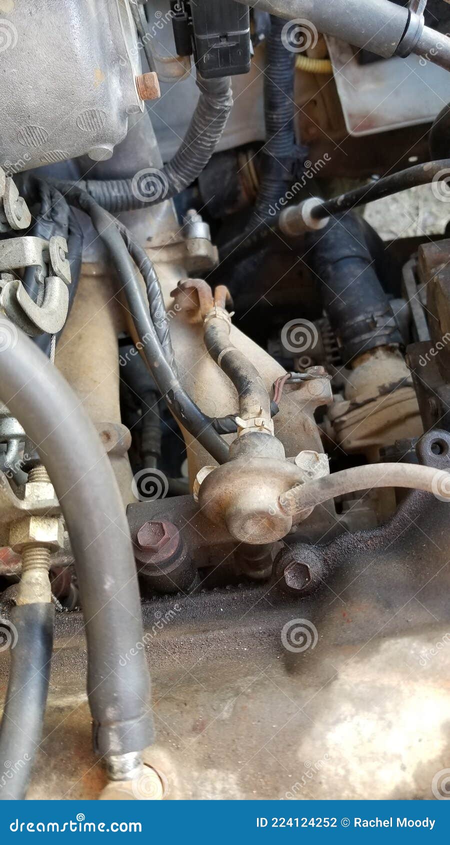 2000 Toyota 4Runner Motor Engine Bay Stock Photo - Image of tire ...