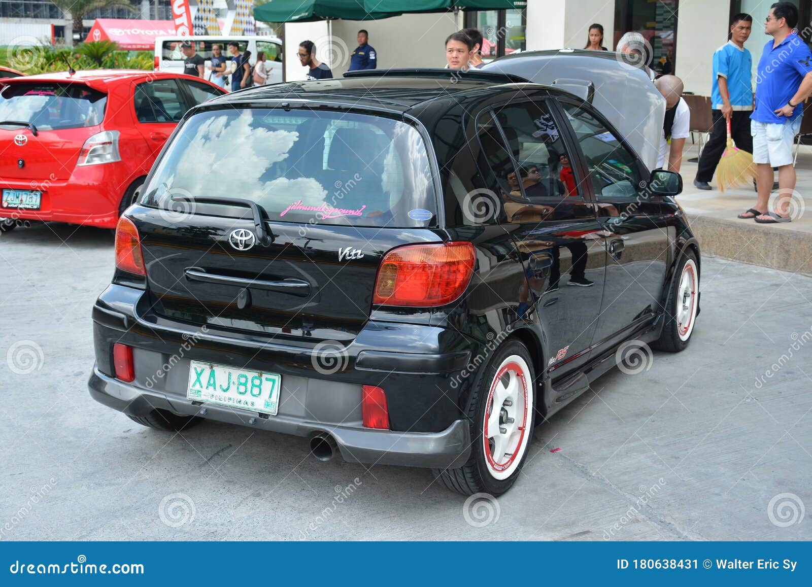Toyota Vitz at Toyota Carfest on May 26, 2019 in Pasay, Philippines ...