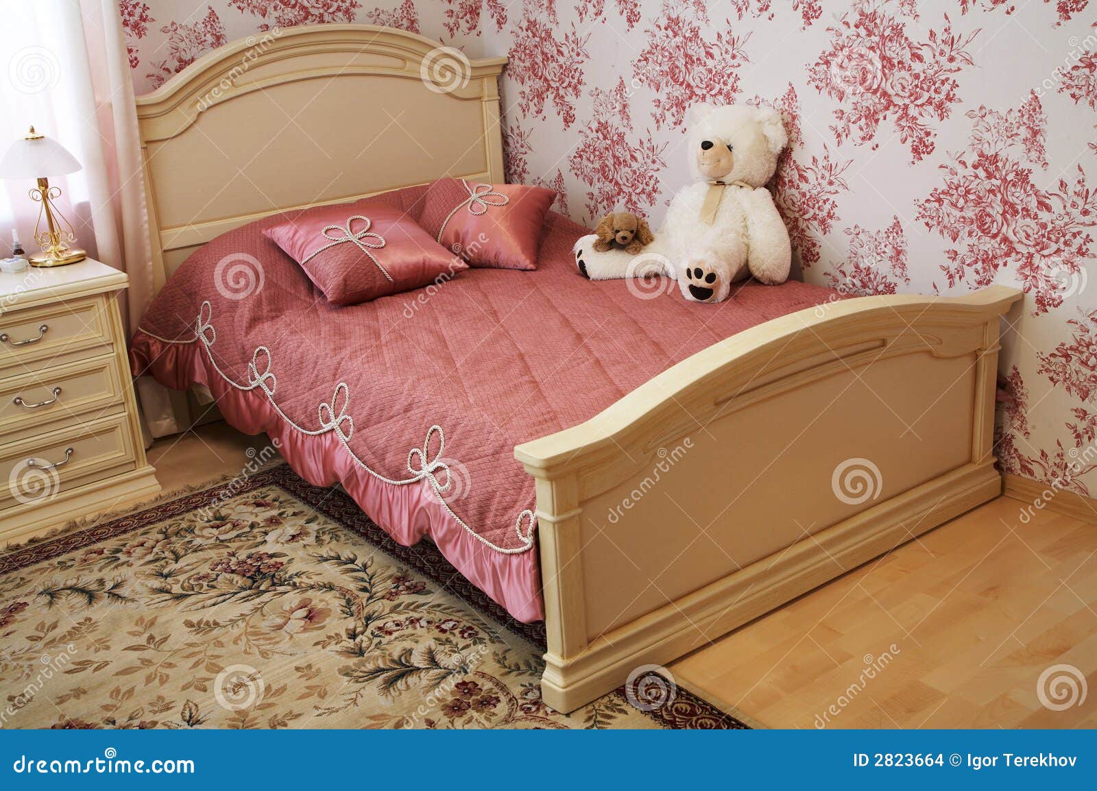 Toys on a bed stock photo. Image of relaxation, bedside - 2823664