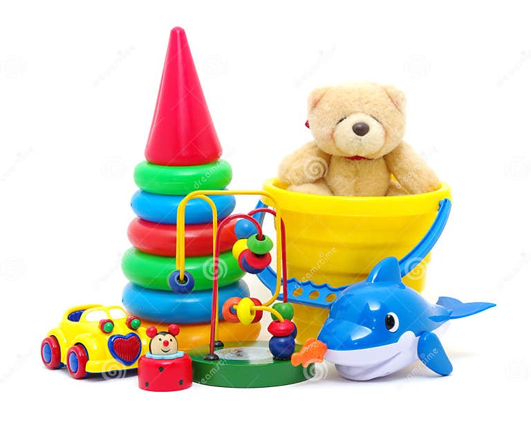 Toys collection stock photo. Image of childhood, wooden - 24667476