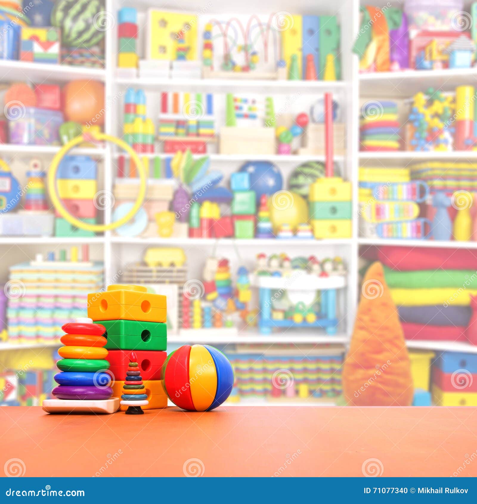 Toys on the floor stock photo. Image of market, building - 71077340