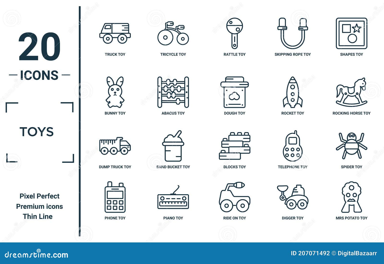 Linear Dump Truck Icon From Construction Outline Collection. Thin Line ... Linear Dump Truck Icon From Construction Outline Collection. Thin Line ...