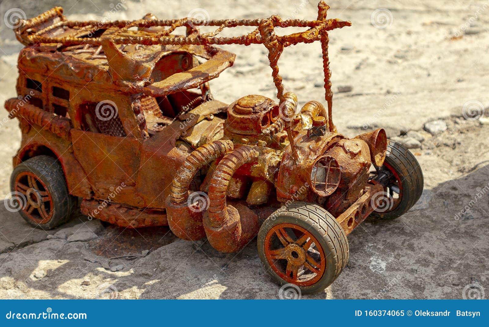 The Toys Machine from Scrap Stock Image - Image of little, retro: 160374065