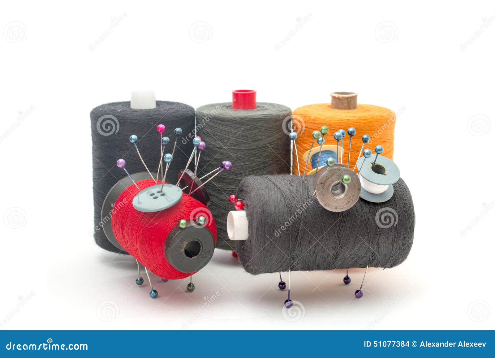 Toys Made of Threads with Each Other Stock Photo - Image of equipment ...