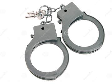 Toys: Plastic Handcuffs stock image. Image of pretend, sheriff - 29133