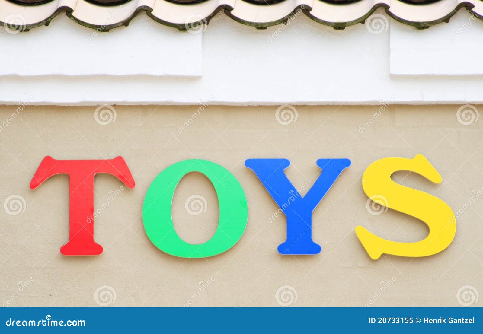 Toys sign stock image. Image of facade, statement, title - 20733155