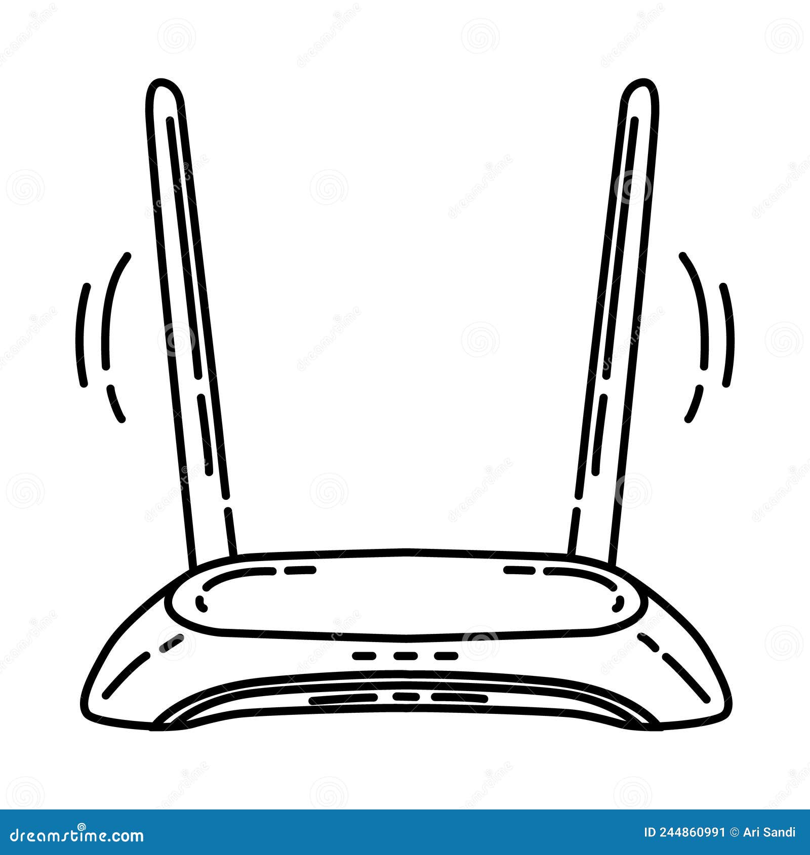 TP-Link Icon. Doodle Hand Drawn or Outline Icon Style Stock Vector ...