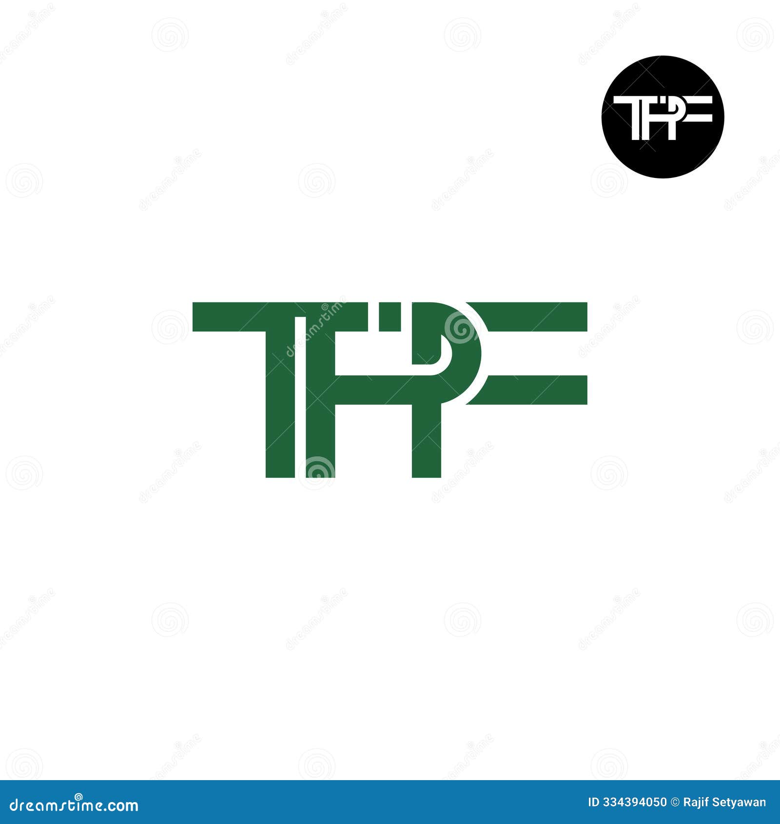 TPF Logo Letter Monogram Design Stock Vector - Illustration of venture ...