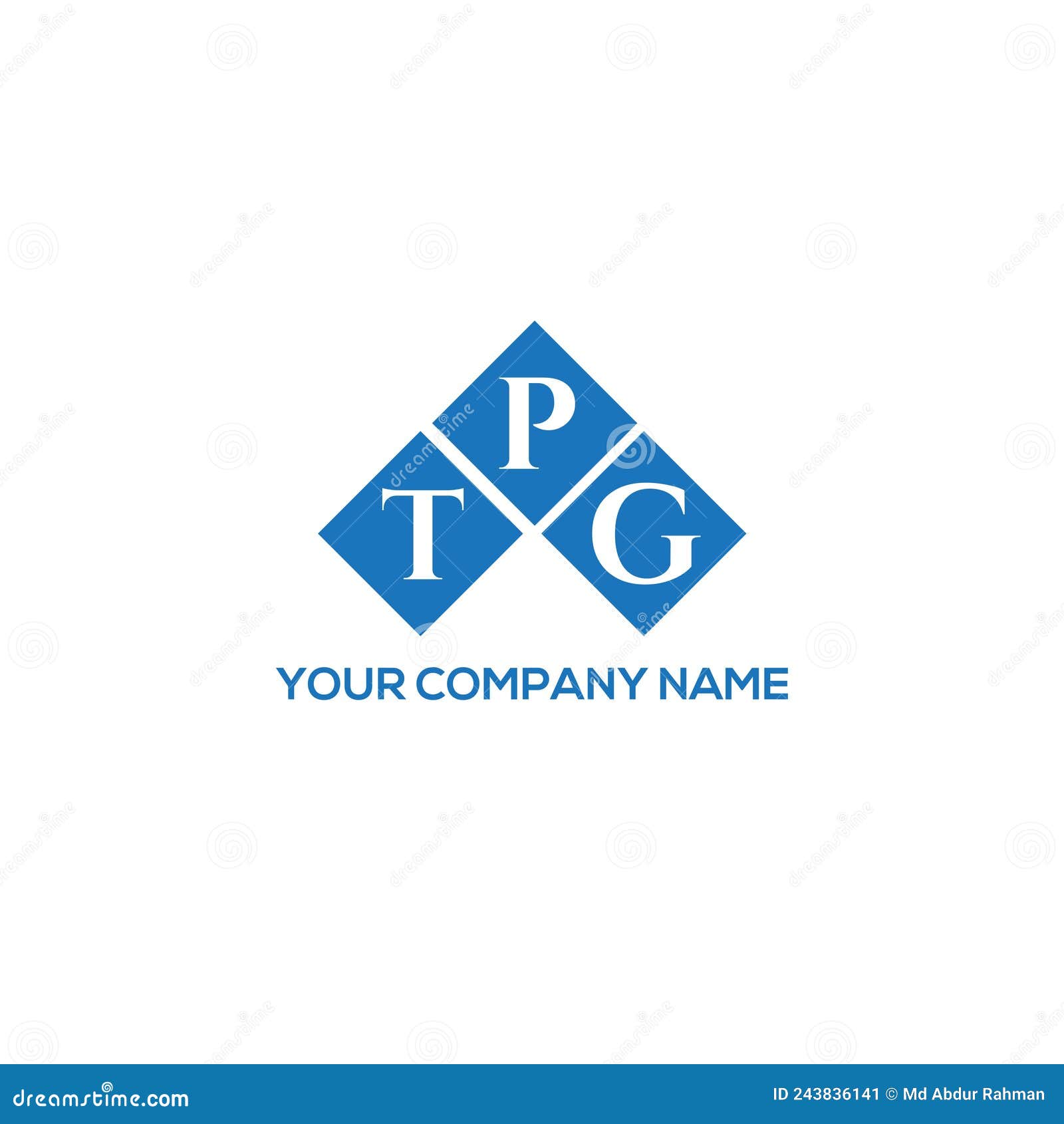 TPG Letter Logo Design on White Background. TPG Creative Initials ...