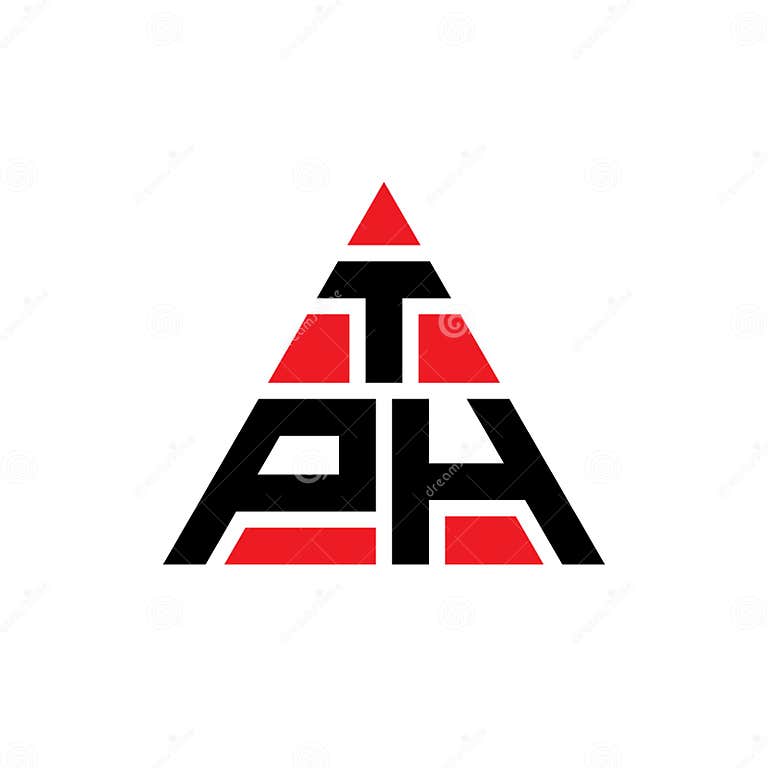 TPH Triangle Letter Logo Design with Triangle Shape. TPH Triangle Logo ...
