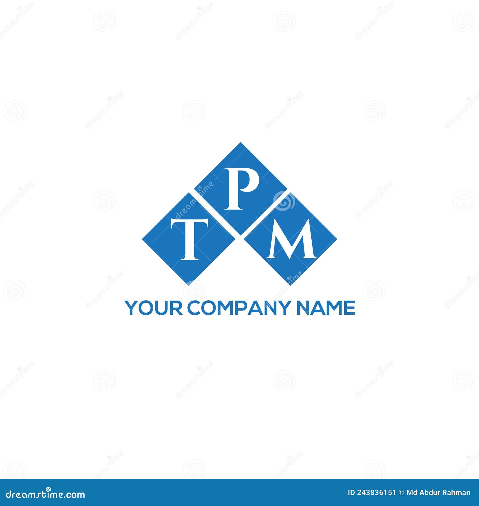 TPM Letter Logo Design On White Background. TPM Creative Initials ...
