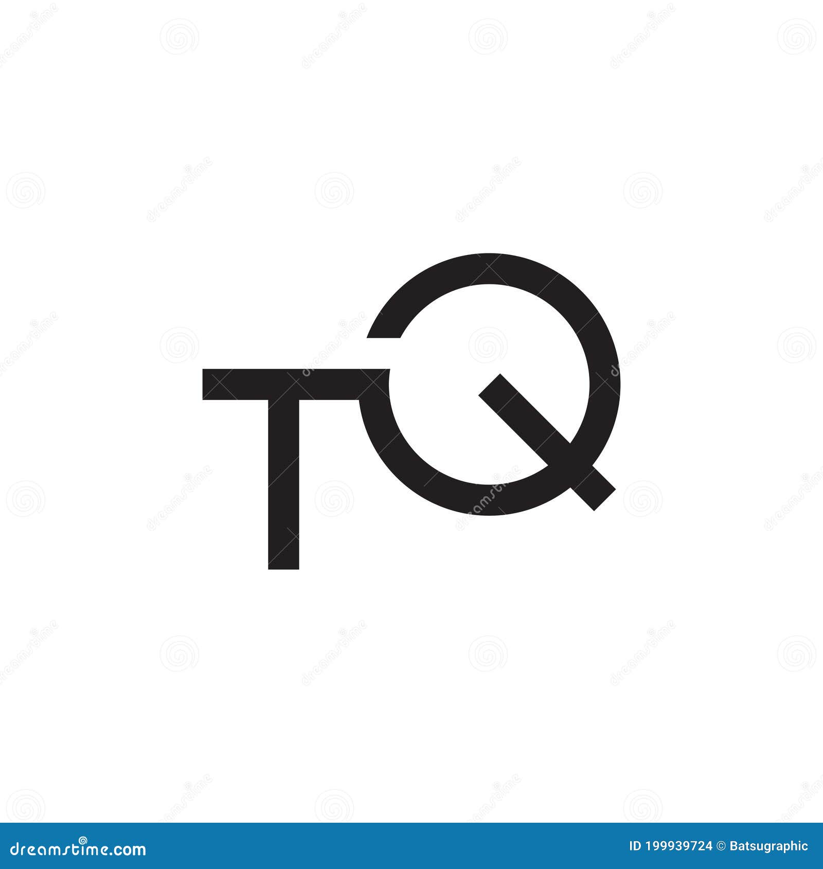 Tq Initial Letter Vector Logo Icon Stock Vector - Illustration of ...