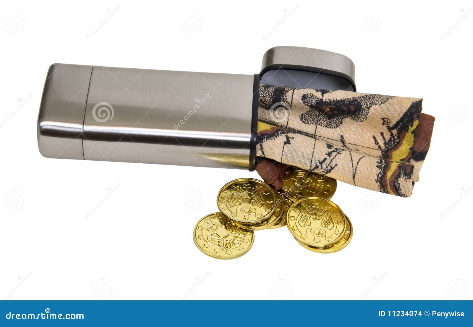 Trésor caché photo stock. Image du argents, investissement - 11234074