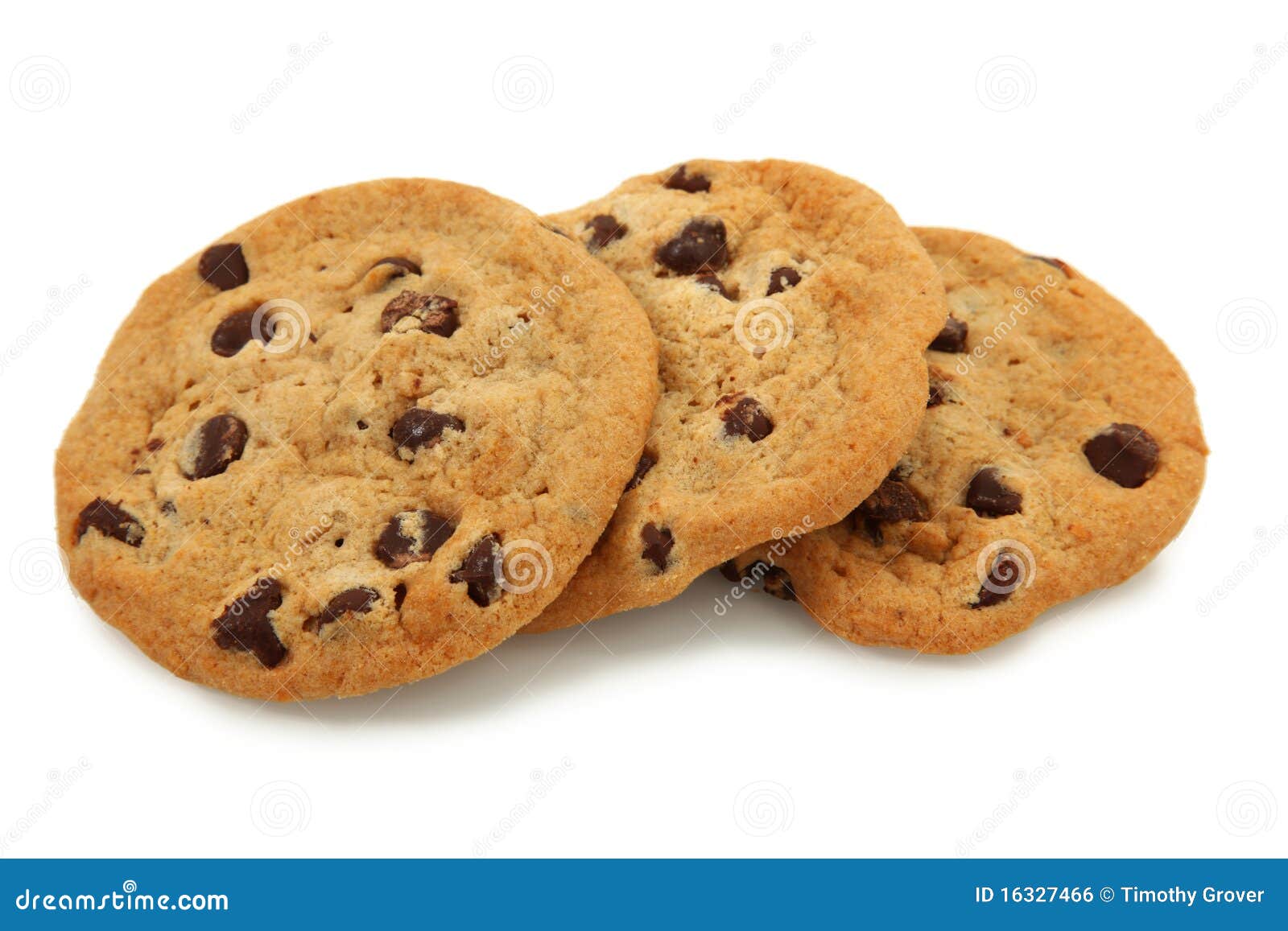 Trío De Las Galletas De Viruta De Chocolate Foto de archivo - Imagen de ...