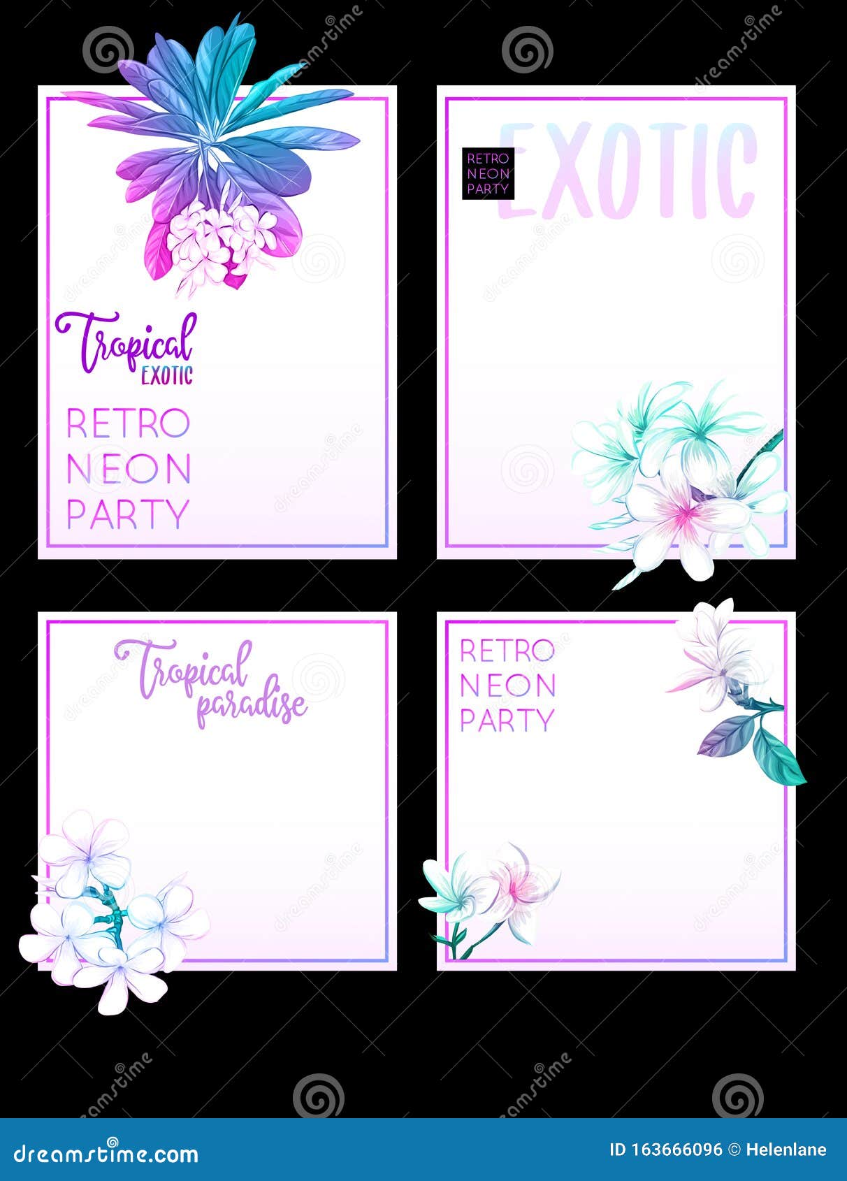 Tr card 4 stock vector. Illustration of hawaiian, journal - 163666096