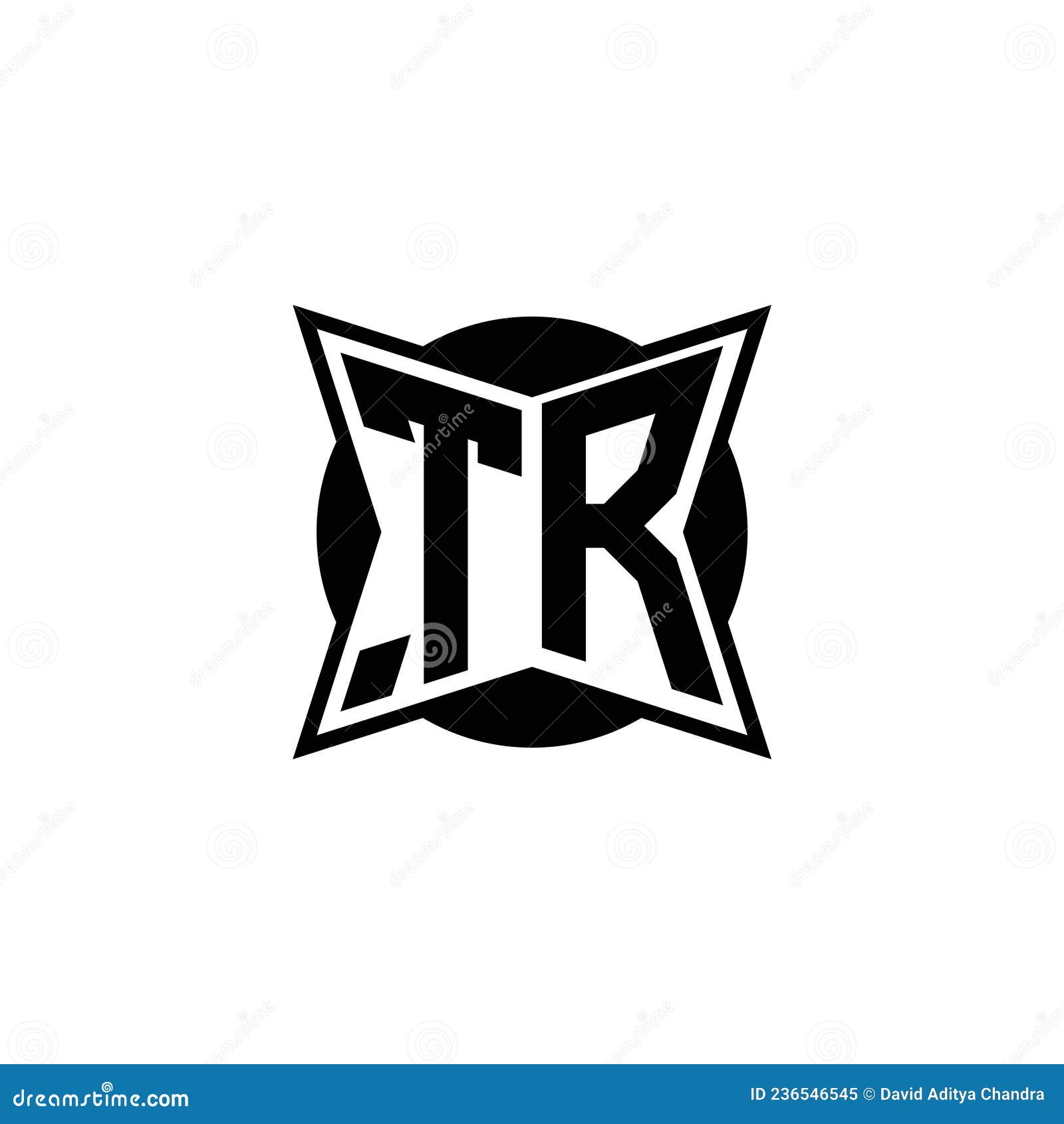 TR Logo Monogram Geometric Modern Design Stock Vector - Illustration of ...