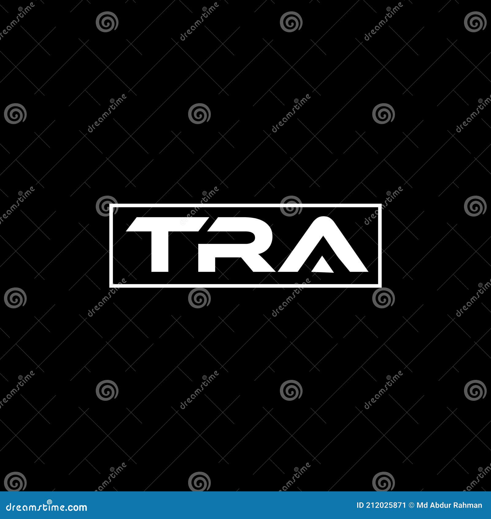 Tra Creative Unique Abstract Modern Geometric Vector Symbol Font Logo ...