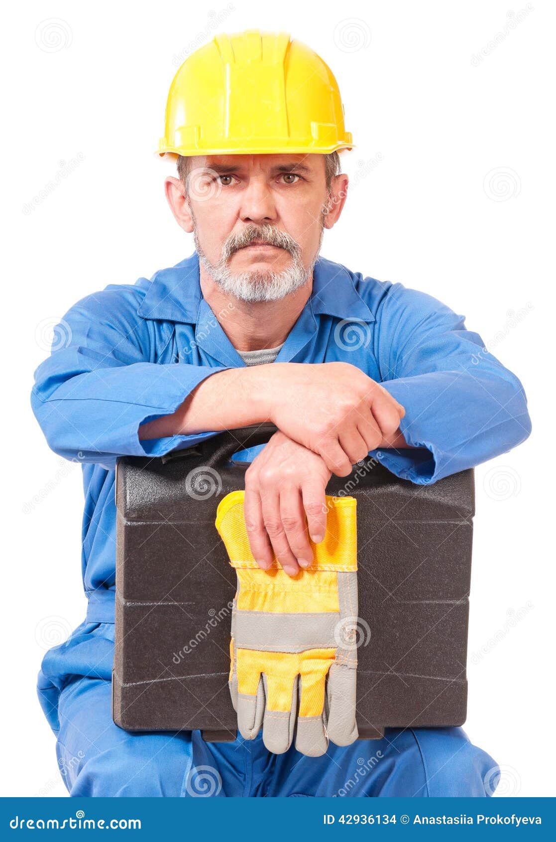 Trabajador cansado foto de archivo. Imagen de edad, arrancar - 42936134